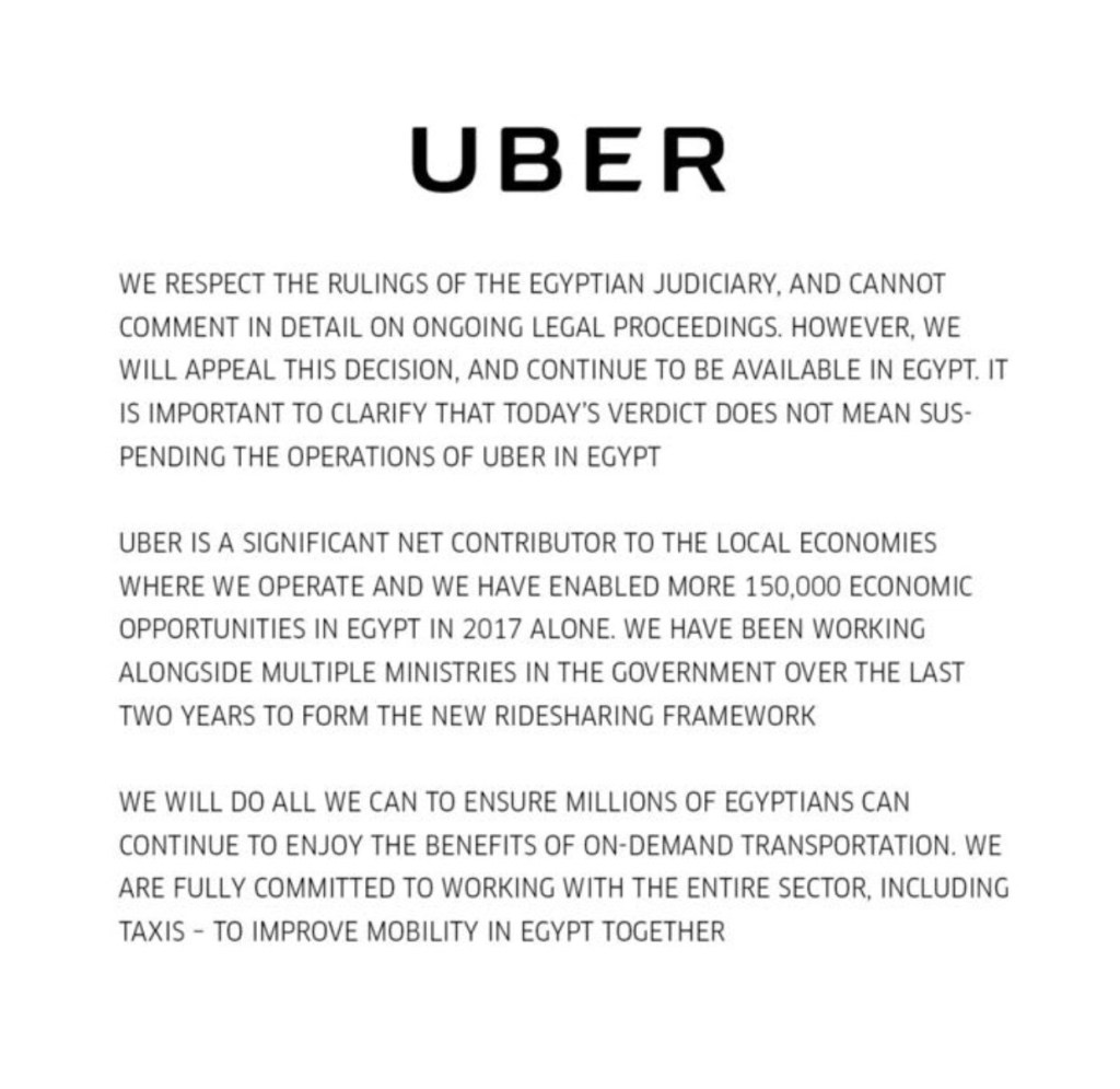A beginners guide to using Uber in Cairo – Eat. Sleep. Repeat