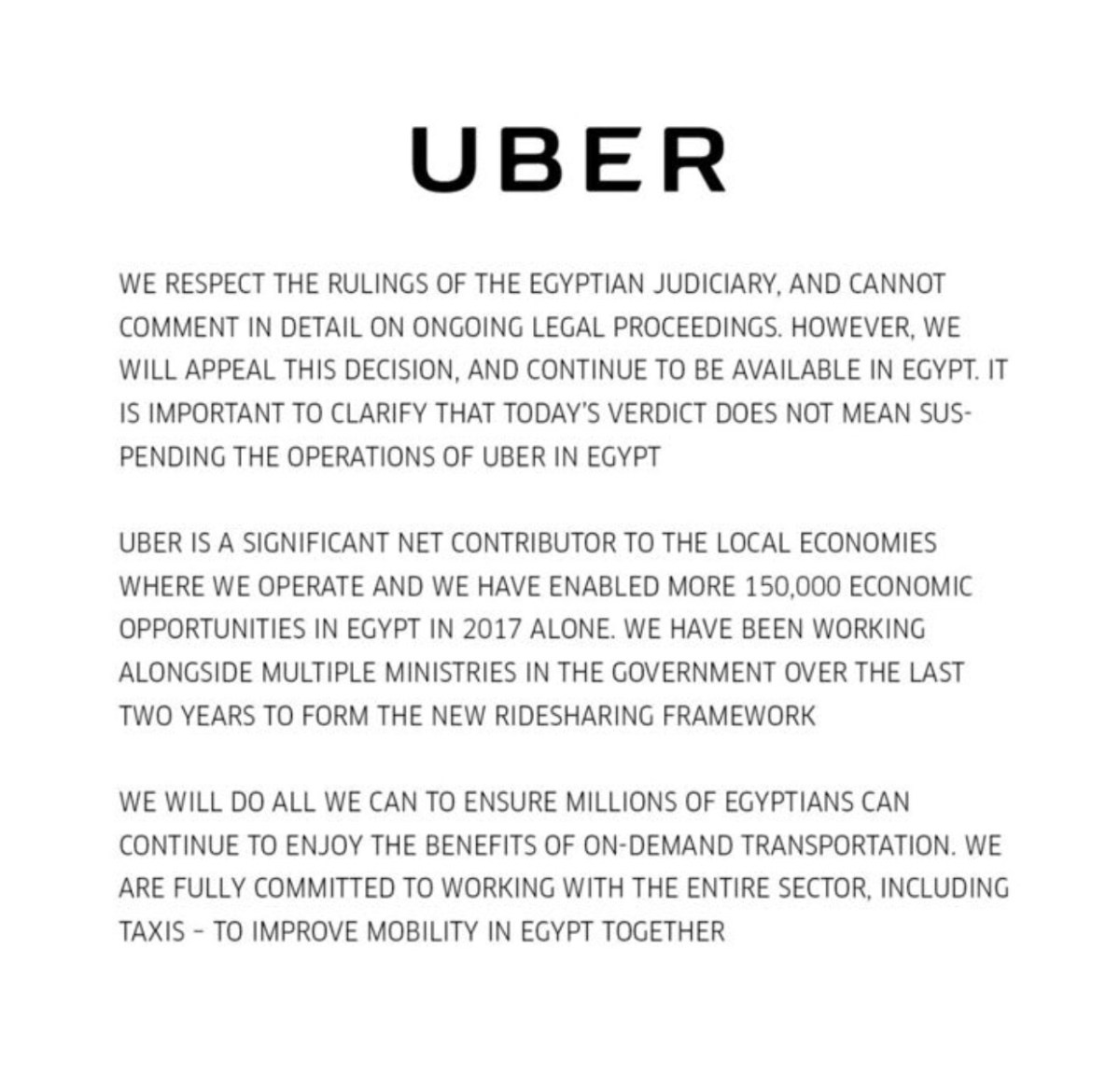 A beginners guide to using Uber in Cairo – Eat. Sleep. Repeat